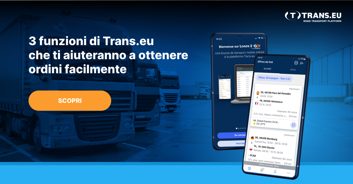 3 funzionalità di Trans.eu che ti aiuteranno a ricevere gli ordini facilmente - Trans For Carriers