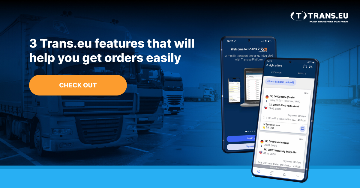 3 Trans.eu features that will help you get orders easily - Trans For ...