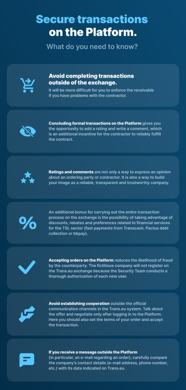 How to make secure transactions? Tips for the carrier - Trans For Carriers