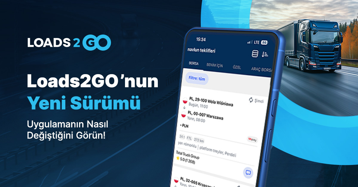 Loads2GO nun yeni sürümü - Trans For Carriers