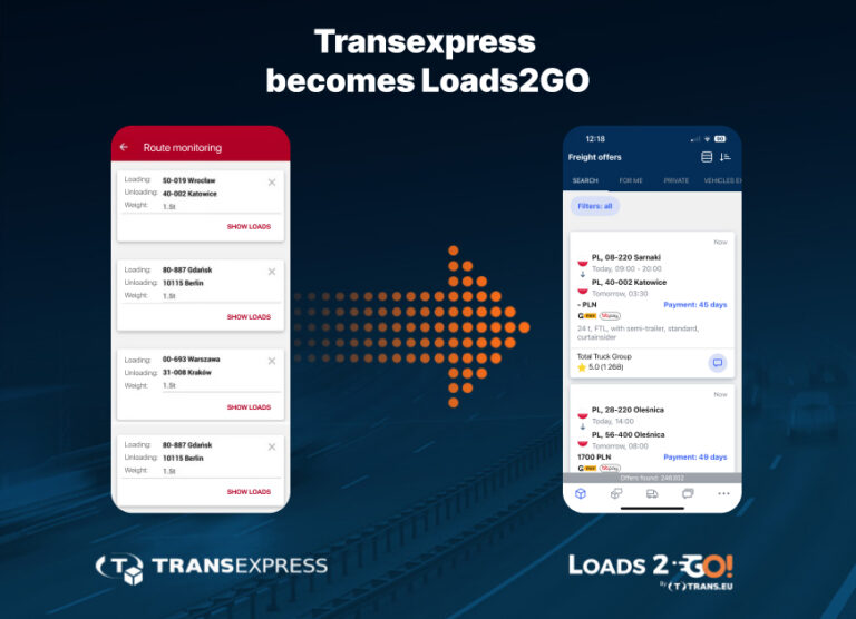 New version of Loads2GO - Trans For Carriers