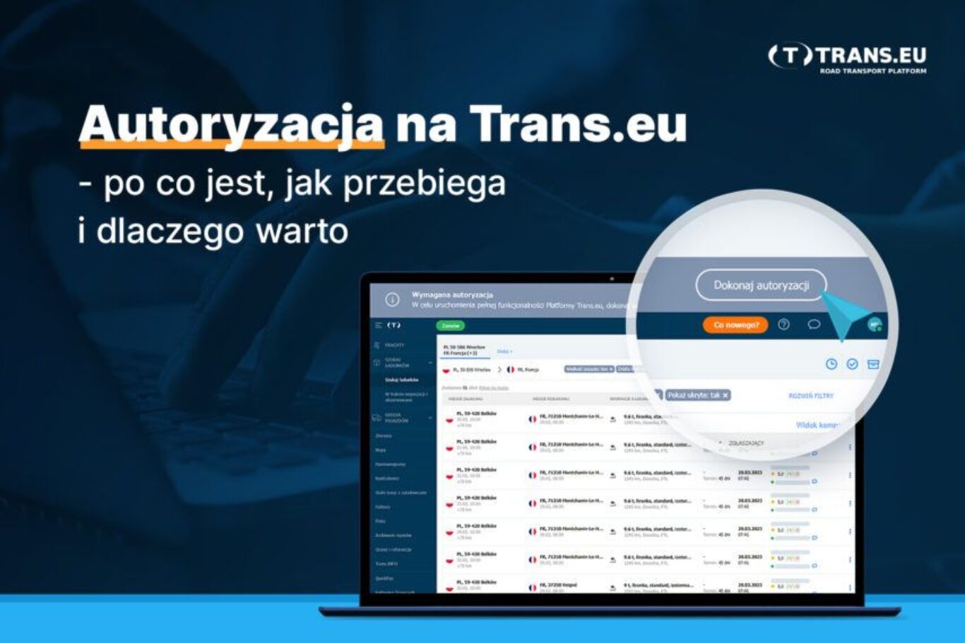 Autoryzacja na Trans.eu – po co jest, jak przebiega i dlaczego warto ...