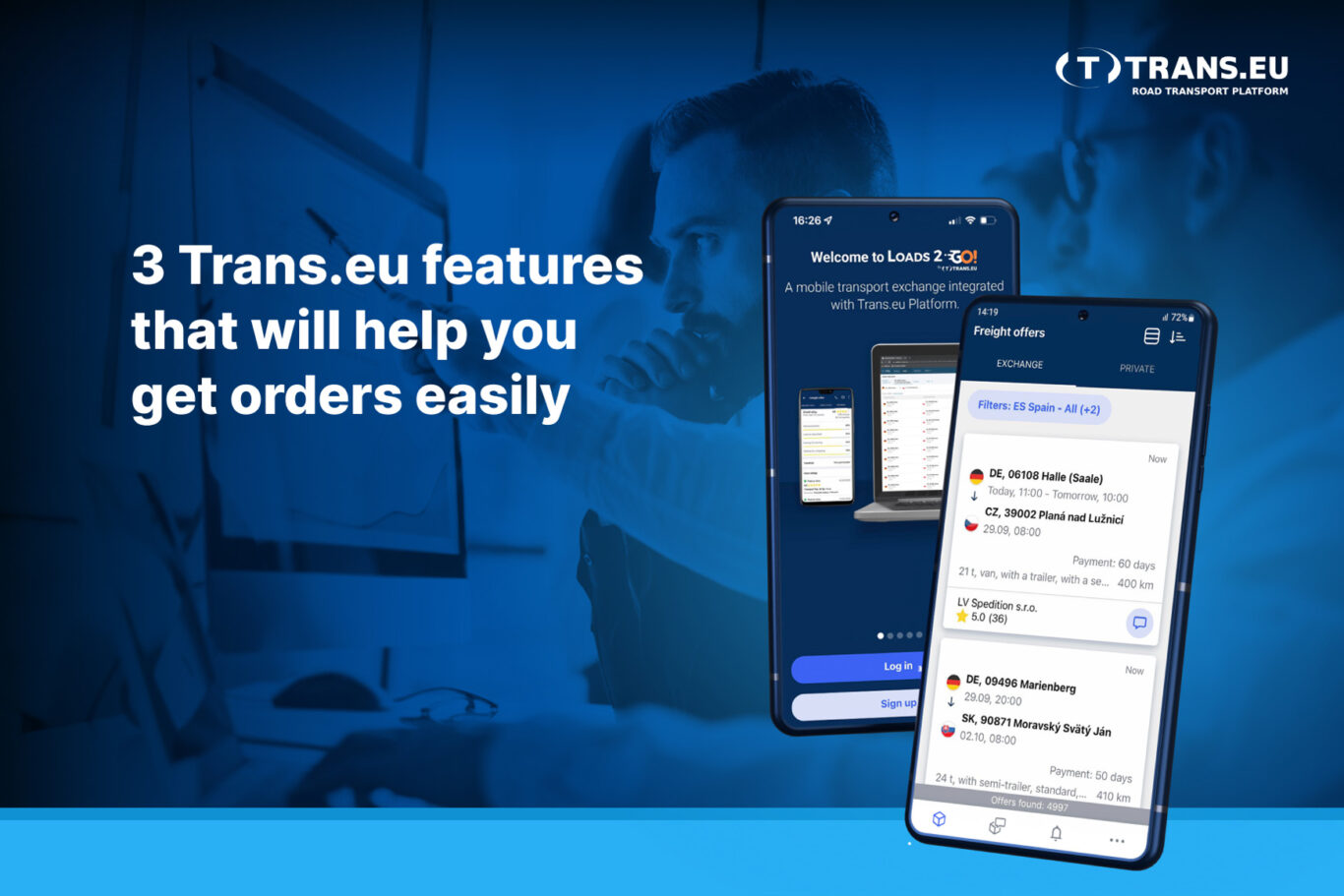 3 Trans.eu features that will help you get orders easily - Trans For Carriers