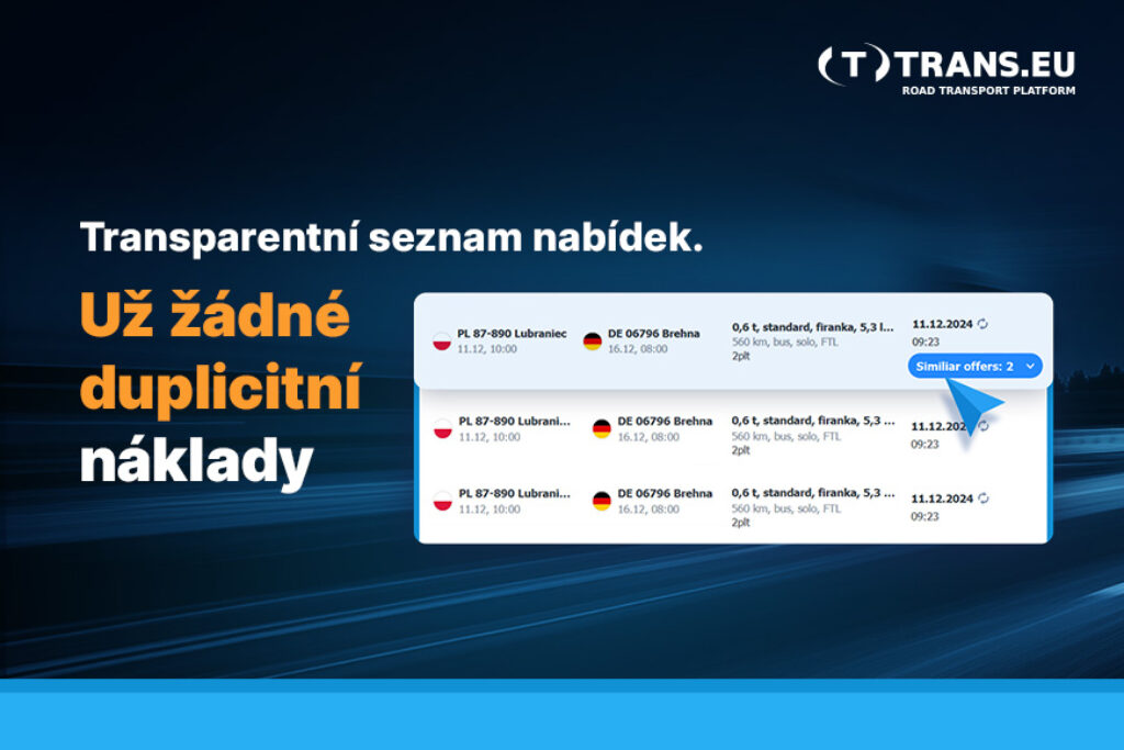 Jak funguje Trans.eu - Trans For Carriers